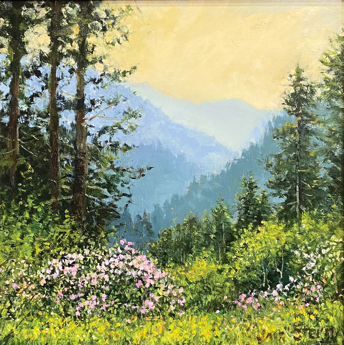 Art Demonstrations at Twigs and Leaves - The Laurel of Asheville