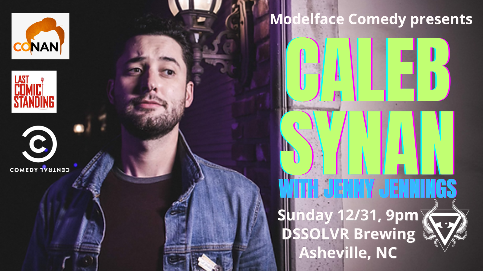 NYE Comedy at DSSOLVR with Caleb Synan - The Laurel of Asheville
