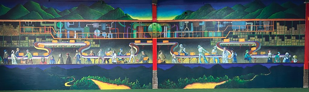 Haywood County Mural Honors Factory Workers - The Laurel of Asheville
