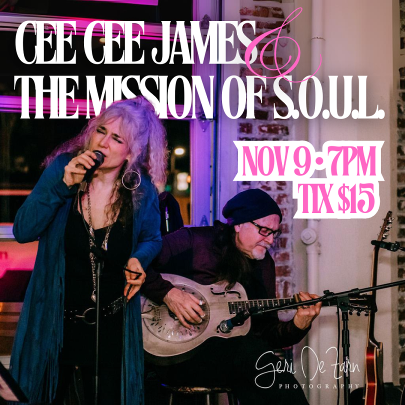 Cee Cee James & The Mission of S.O.U.L. - The Laurel of Asheville